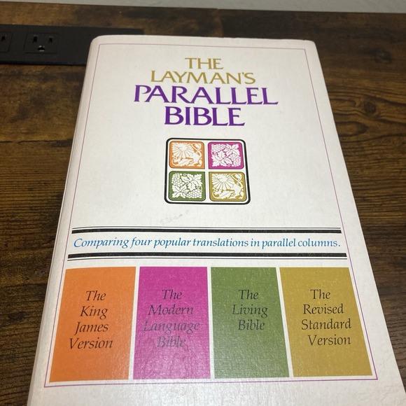 Accents | The Laymans Parallel Bible Zondervan 197s 4 Versions Columns ...